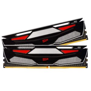 Silicon Power Gaming DDR4 32GB (16GBx2) 3200MHz (PC4 25600) 288-pin CL16 1.35V UDIMM Desktop Memory Module RAM - Low Voltage SP032GXLZU320BDAAD