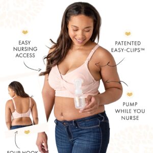 Kindred Bravely 2-Pack Hands Free Pumping Bra Bundle (Pink and Black, X-Large-Busty)