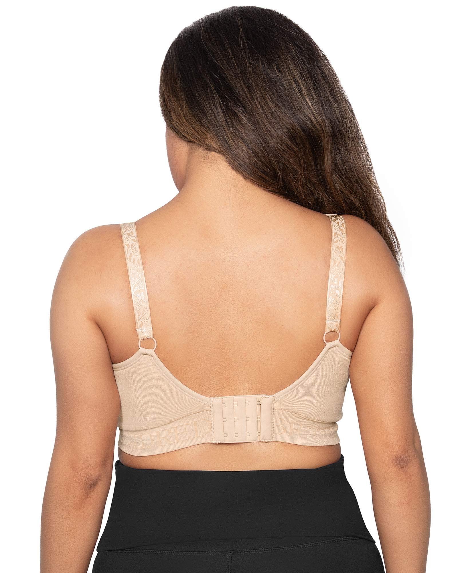 Kindred Bravely 2-Pack Hands Free Pumping Bra Bundle (Beige and Pink, X-Large-Busty)