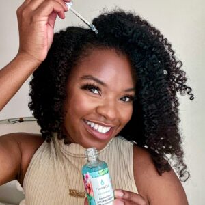 Flora & Curl Coconut Mint Scalp Refresh Pre-Shampoo Dry Scalp Oil | Itchy Scalp Treatment for Curls | Pre-Wash Scalp Oil for Itchy Scalp & Dandruff