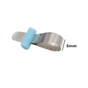 20 Pcs Dental Matrices Matrix Bands Stainless Steel Forming Sheet with Positioning Filling Tool Blue