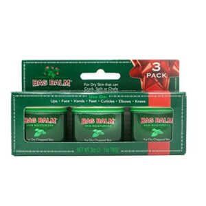 Bag Balm Skin Moisturizer Mini Tin Gift Box (Set of 3)