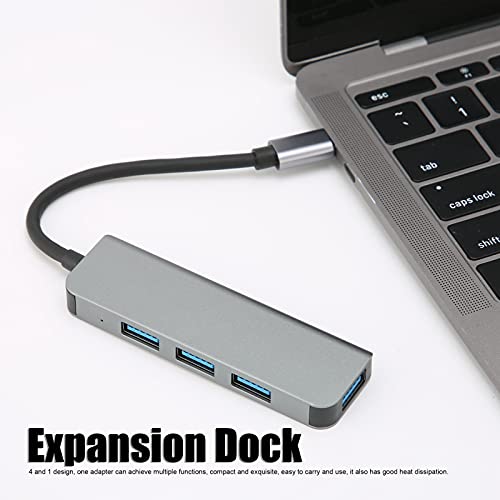 USB C Hub, Expansion Dock 4 in 1 Multi USB Ports Adapter Converter for Keyboard Mouse Card Reader Hard Drive Connection, MultiPort Adapter Dock