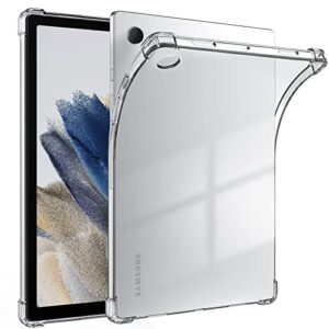 timovo for galaxy tab a8 case 10.5 inch 2022 sm-x200/ sm-x205, shockproof drop protection slim lightweight tpu transparent back cover shell for samsung galaxy tab a8 10.5" clear case