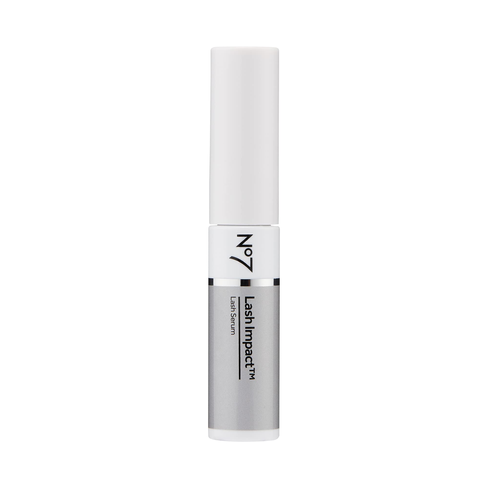 No7 Lash Impact Lash Serum - Brow & Lash Serum for Visibly Fuller, Thicker, Darker Looking Lashes in 8 Weeks (6.1ml)