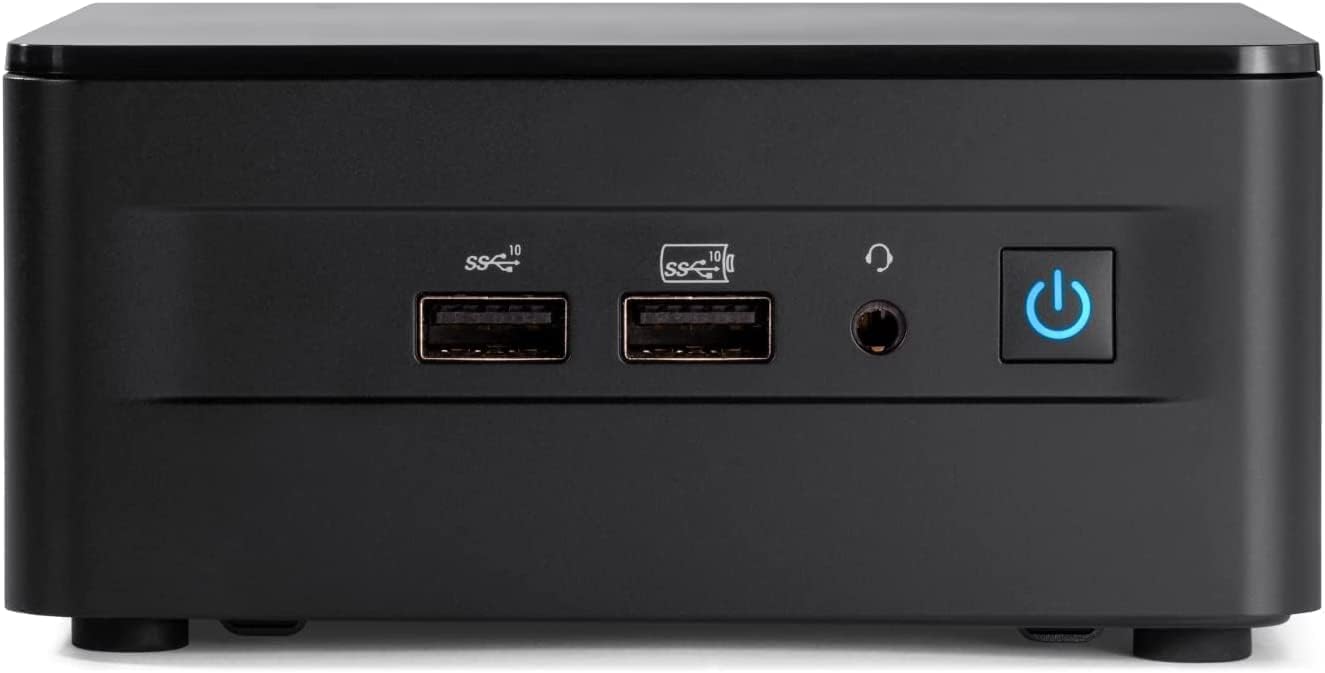 NUC NUC11PAHi7 Mini PC, Four-Core i7, NVMe SSD, 64GB RAM, 2TB NVMe, WiFi 6, BT 5.0, Thunderbolt 3, 8K Support, Quadruple Monitor Capable - The Ultimate HTPC Solution for High-Performance!