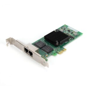 zyyini i350-t2v2 i350am2 pci-ex1 dual port server network card rj45 dual port gigabit network adapter gold plated pci-e interface for server, internet cafe, data center