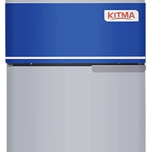 KITMA Commercial Deep Fryer Propane - 40lb Deep Fryer - Liquid Propane 3 Burners Floor Fryers with 2 Fryer Baskets, 90,000 BTU