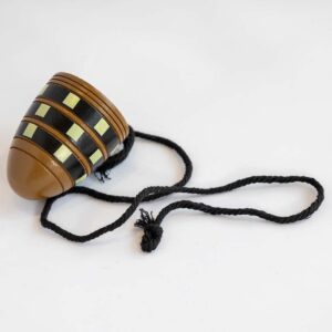 Ancient Toys – Wooden Spinning Top - King TUT’s Top - Perfect Way to Introduce History with Toys Used by Children Thousands of Years Ago. Packaged in Attractive Gift Box with Spinning String!