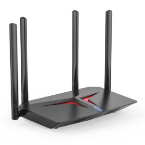 smart wifi 6 router, dual band gigabit router(wireless speed up to 1754 mbps), gaming, mu-mimo, ofdma, parental control