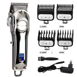 gppzm professional hair cutter clippers all-metal rechargeable hair trimmer for barber men electric beard shaver hair cutting machine