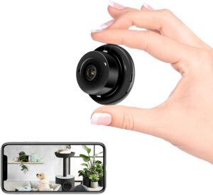 x w ei union camera hidden home security spy camera wifi with audio and video mini spy cam wifi nanny cam baby monitor, night vision live feed 2.4g wifi remote view video playback