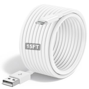 [apple mfi certified] 3pack lightning cable 6ft, long apple lightning to usb cable 6feet(1.8m), iphone charger cord 2.4a fast charging cable for iphone 13/12/11 pro max xs x xr 8 7,ipad ipod (white)