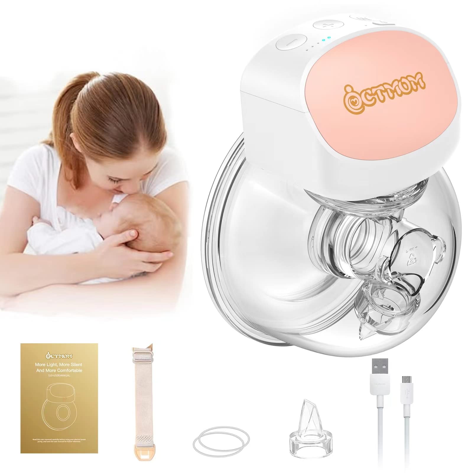 Wearable Breast Pump, Hands-Free Breast Pumps, Electric Breast Pump