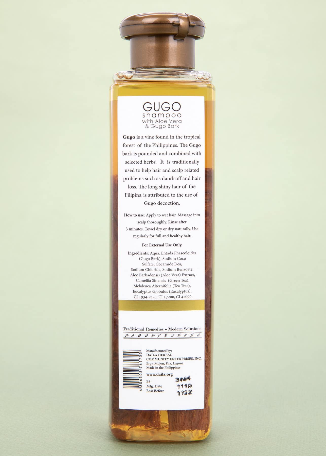 Daila Herbal Gugo Shampoo with Aloe Vera and Gugo Bark 250 ml