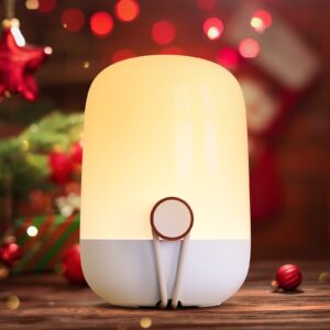 Benbilry Night Light for Kids, [Breathing RGB Changing Modes & Adjustable Brightness] Portable Rechargeable Touch Control Baby Night Lamp for Kid Bedroom, Cute Nursery Christmas Birthday Gift