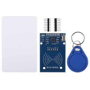 AITIAO 4Pcs RFID Kit Mifare RC522 RF IC Card Sensor Module MFRC-522 RFID Reader Module + S50 White Card + Key Ring for Raspberry Pi