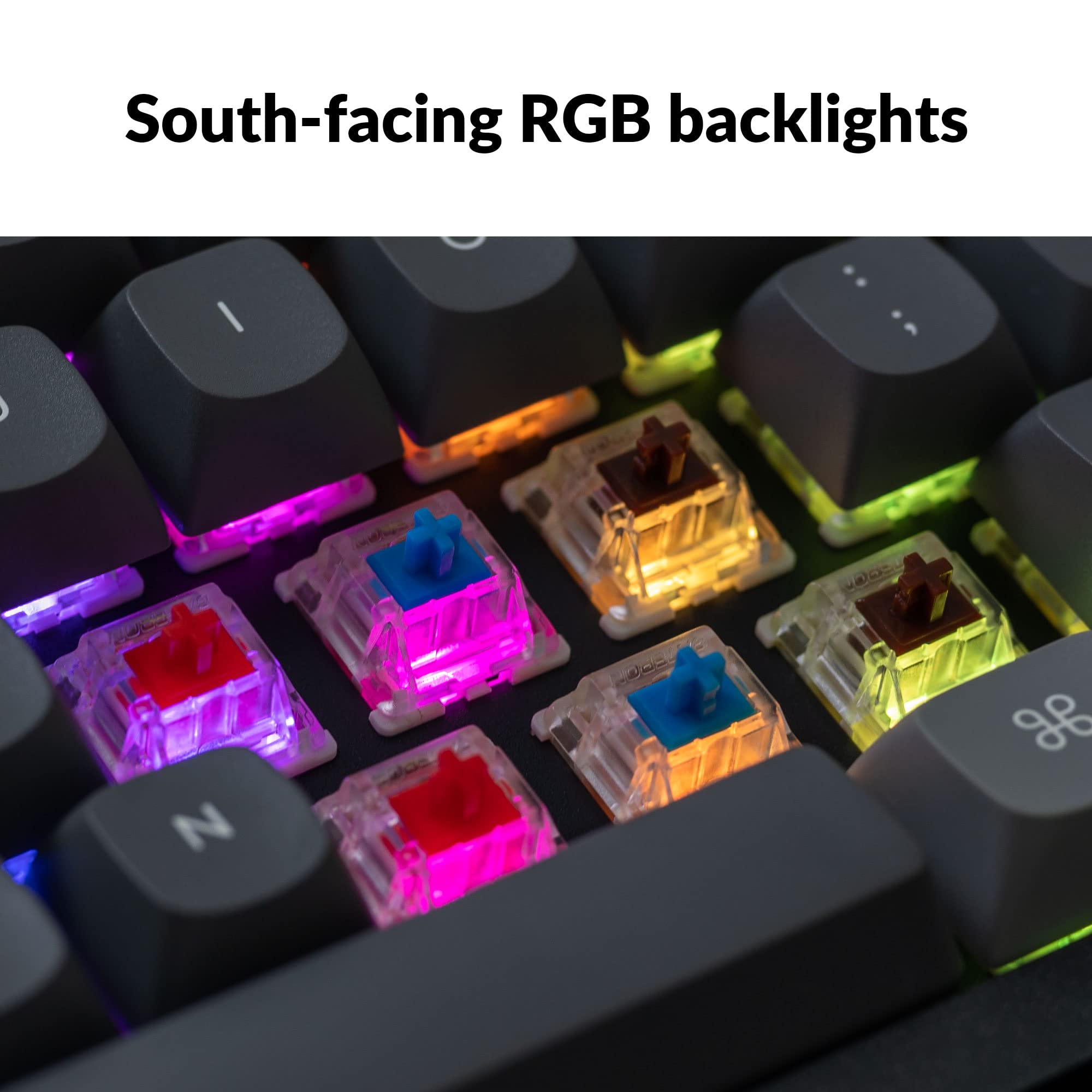 Keychron Q6 Wired Custom Mechanical Keyboard, QMK/VIA Programmable Macro, Full-Size Aluminum RGB Backlit, Double Gasket Hot-Swappable Gateron G Pro Blue Switch Compatible with Mac Windows Linux-Grey