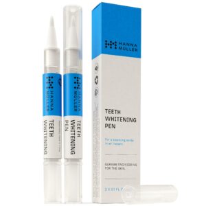 teeth whitening pen - instant teeth whitener pen in 4 weeks - teeth whitening essence pen, teeth stain remover & freshens breath, tooth whitening products pens for adults - 2x 0.1 fl oz