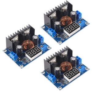 3pcs xl4016 xl4016e1 voltage regulator module dc 4-40v 8a step-down regulator buck converter dc digital pwm adjustable dc-dc with led display