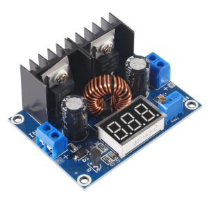 3Pcs XL4016 XL4016E1 Voltage Regulator Module DC 4-40V 8A Step-Down Regulator Buck Converter DC Digital PWM Adjustable DC-DC with LED Display