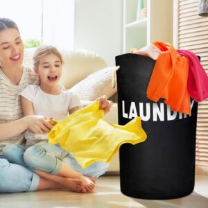 Laundry Basket,85L Large Collapsible Freestanding Laundry Hamper Bag Storage Bin for Dirty Clothes, blanket, Baby Toys ,Bedroom Laundry Room Organizer (Green)