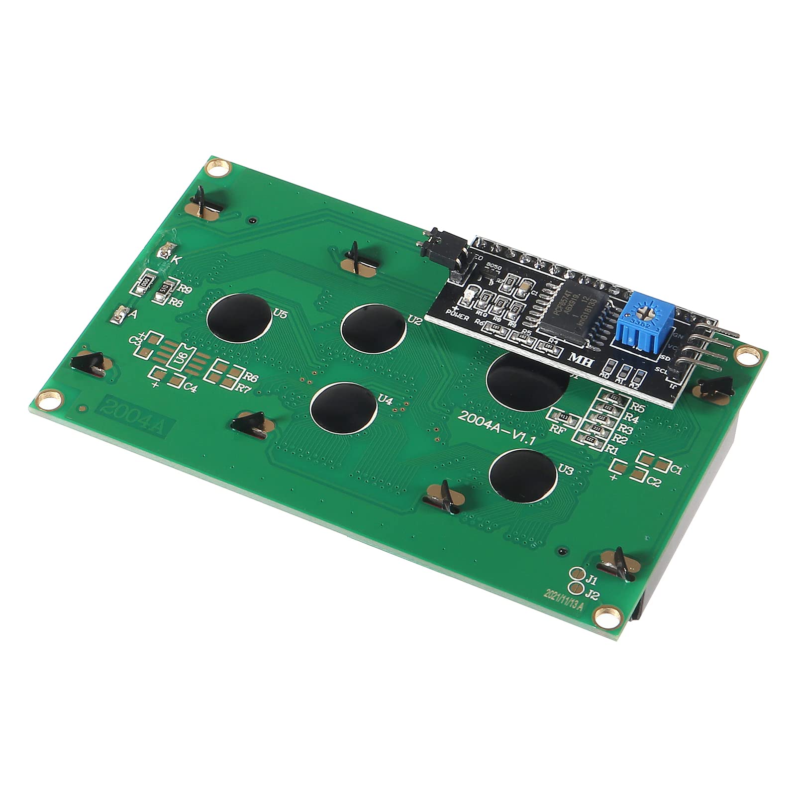 Alinan 2pcs IIC I2C TWI Serial LCD 2004 20X4 Display Green Screen with IIC I2C Module Interface Adapter