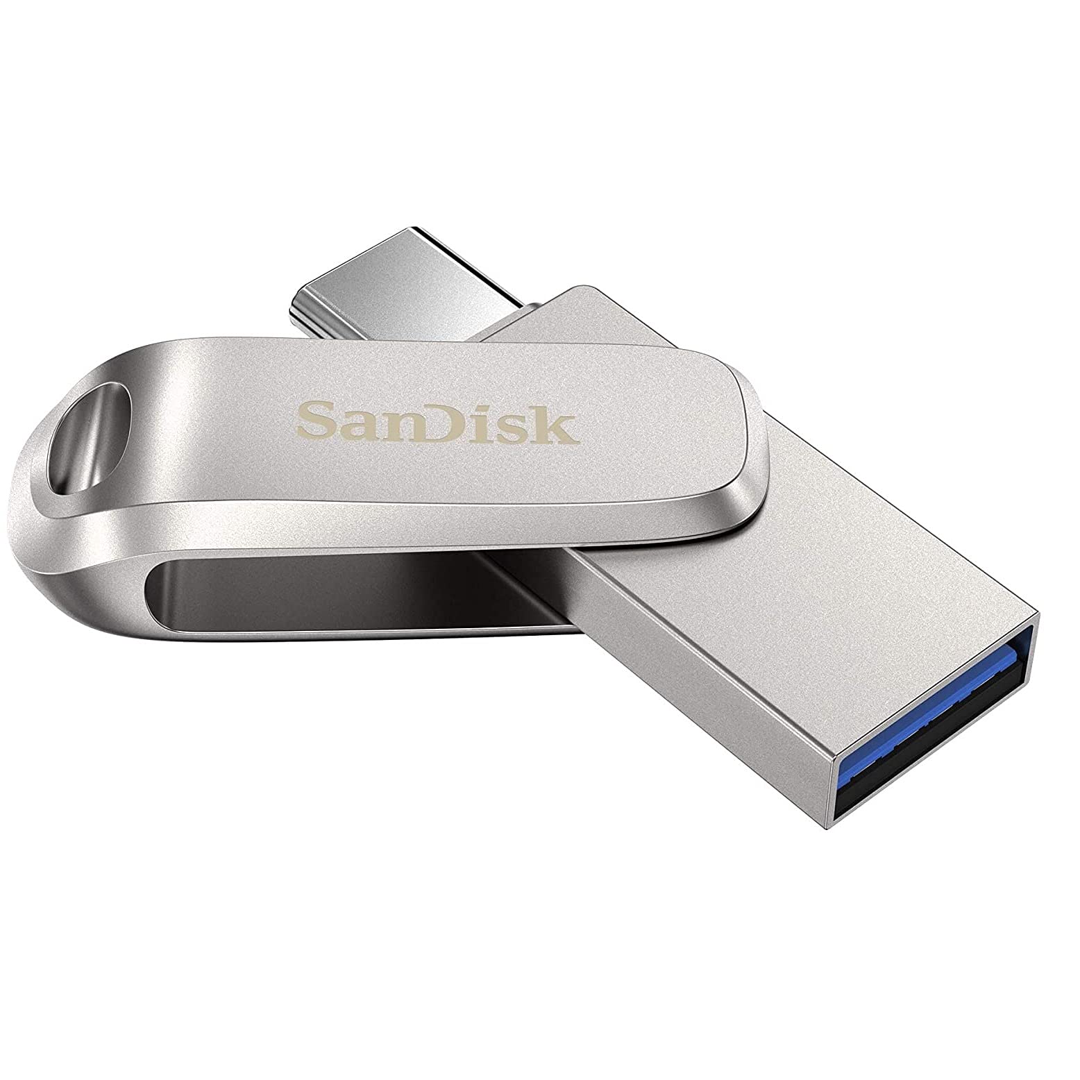 SanDisk Ultra Dual Drive Luxe 256GB USB Type-C Flash Drive for Microsoft Surface 4, Surface Go 3, Surface Book 3, Surface Duo 2 Tablets (SDDDC4-256G-G46) Bundle with 1 Everything But Stromboli Lanyard