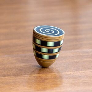 Ancient Toys – Wooden Spinning Top - King TUT’s Top - Perfect Way to Introduce History with Toys Used by Children Thousands of Years Ago. Packaged in Attractive Gift Box with Spinning String!