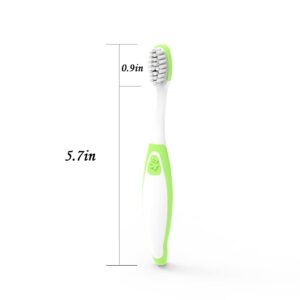 Kadielona Monond N-amboo Bulk Kids Toothbrush for 2-8 Years Extra Soft Bristle Pack of 12