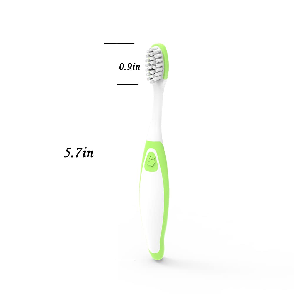 Kadielona Monond N-amboo Bulk Kids Toothbrush for 2-8 Years Extra Soft Bristle Pack of 12