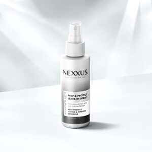 Nexxus Prep & Protect Leave-In Spray Weightless Style Detangler Leave-in Conditioner Spray Moisturizer, Detangler & Heat Protectant 4.1 oz