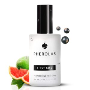 pherolab first kiss pheromones perfume for women [oxytocin] pheromones infused oil cologne - womens spray perfume to attract men