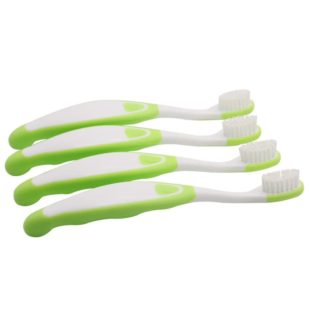 Kadielona Monond N-amboo Bulk Kids Toothbrush for 2-8 Years Extra Soft Bristle Pack of 12