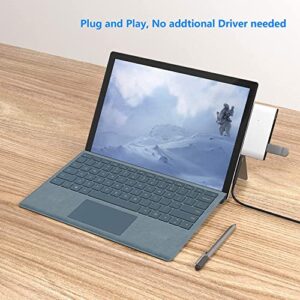 Surface Pro 4/5/6 Hub Docking Station with 4K HDMI Adapter, USB 3.0 Ports Hub Adapter, SD/Micro SD Card Reader for Microsoft Surface Pro 4/ Pro 5/ Pro 6