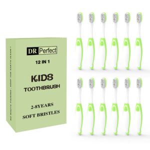 kadielona monond n-amboo bulk kids toothbrush for 2-8 years extra soft bristle pack of 12