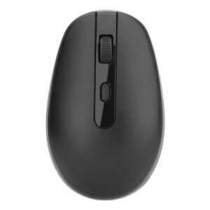 rii wireless mouse rm700 2.4g silent mouse with usb receiver for laptop,pc,mac,chromebook,windows (black)