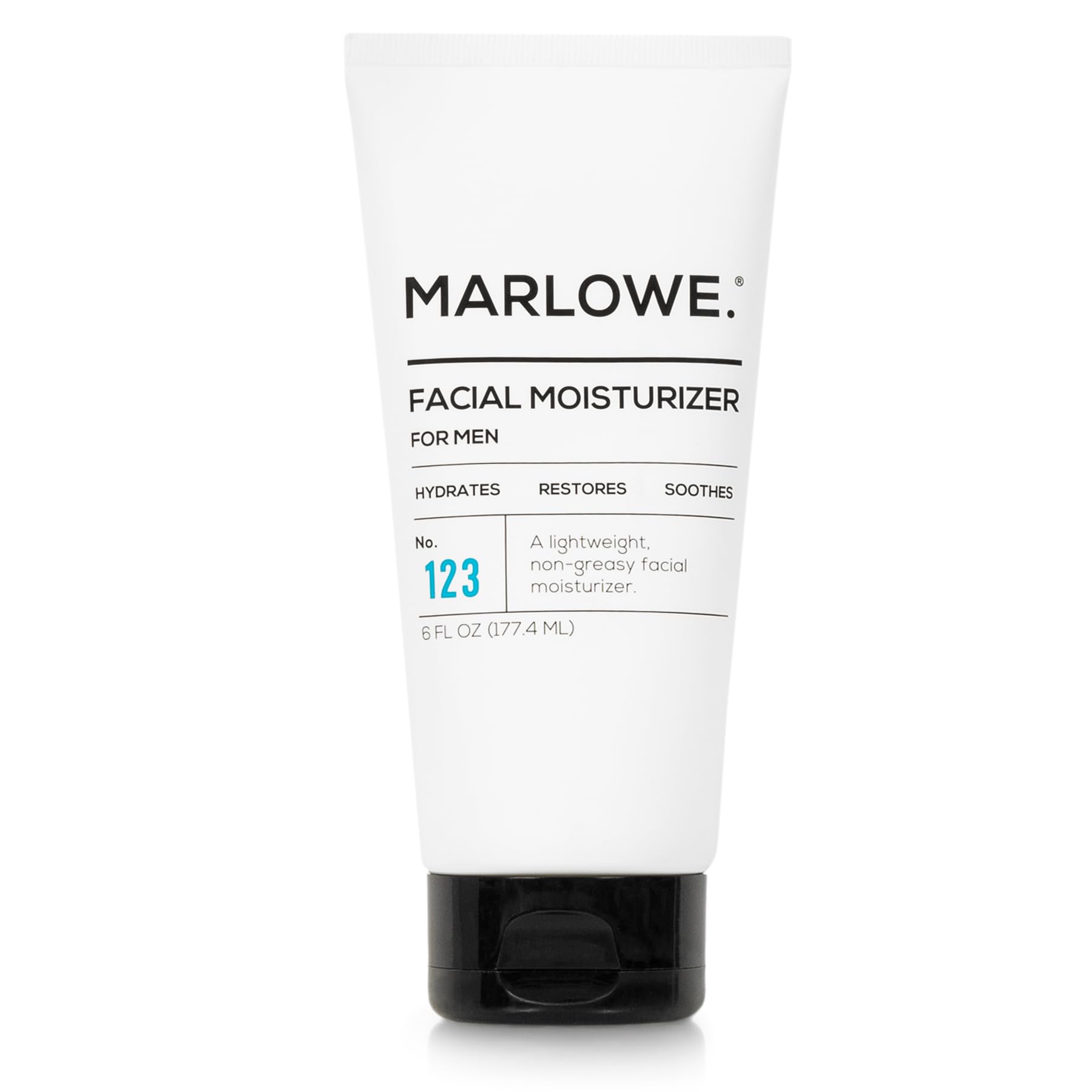 MARLOWE. No. 121 Men's Facial Cleanser and MARLOWE. No. 123 Men's Facial Moisturizer |Daily Face Wash and Lightweight Face Cream | Light Fresh Scent | Natural Ingredients