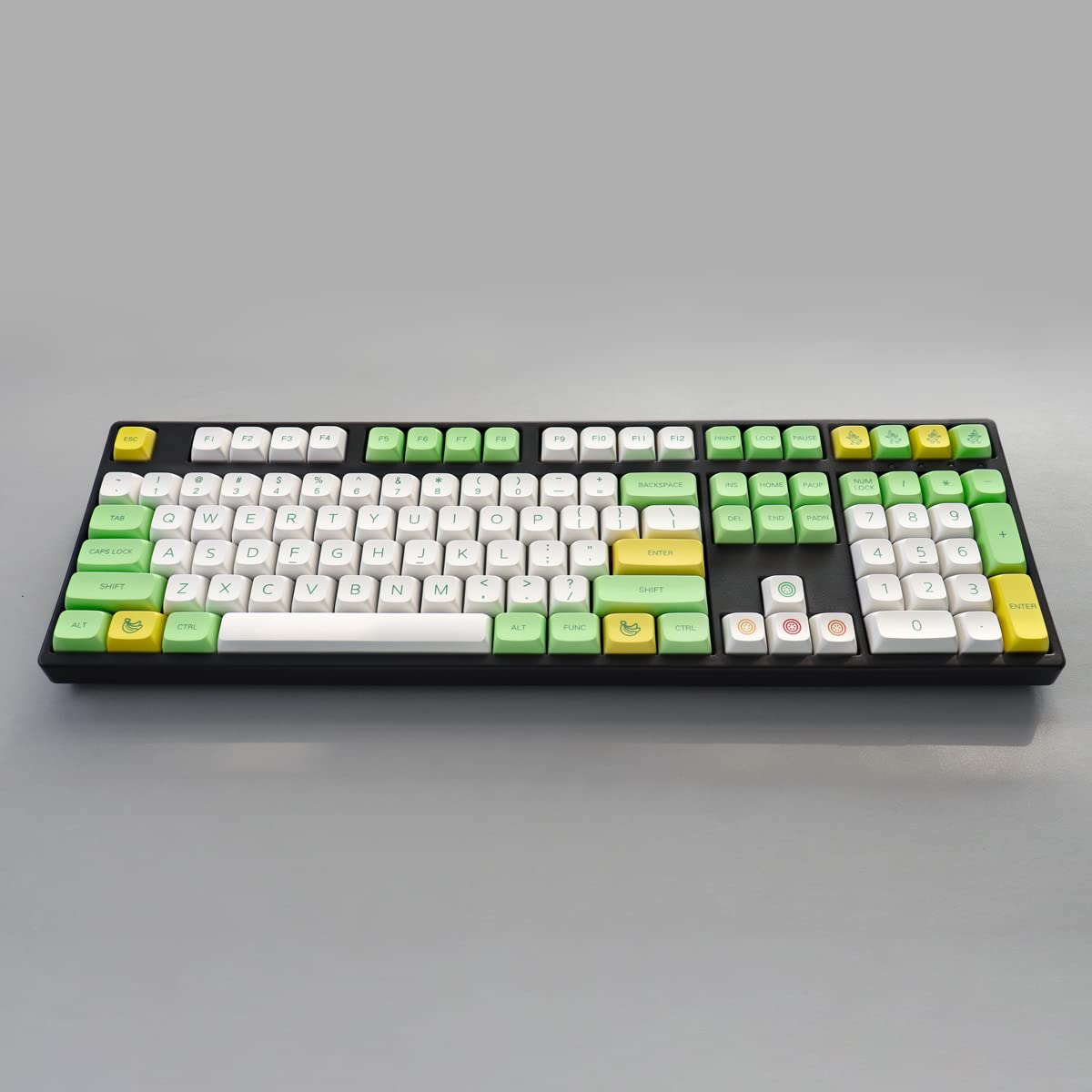 Gliging 124 Keys Keycaps XDA Profile Dye-Sub Personalized Theme Gaming Keycap for Cherry Mx Switch Mechanical Keyboard