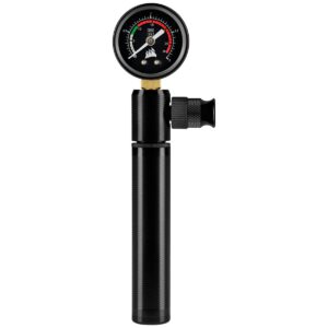 corsair hydro x series xt pressure leak tester tool kit (quick and safe, hand-operated air pump included, precise pressure readings, 20cm connection hose system) black