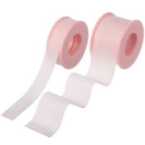 maitys 2 rolls eyelash tapes 7.8 yards total adhesive silicone gel lash tapes for eyelash extension breathable cross texture direction soft lash extension tape under eye eyelash extension supplies