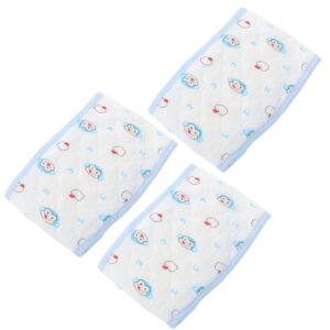 artibetter 3pcs cotton baby belly band baby umbilical cord belly band breathable cotton navel protection belt for infant newborn