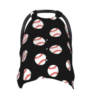 baby car seat cover baseball winter carseat canopies cover soft breathable infant carseat canopy for infant boys girls