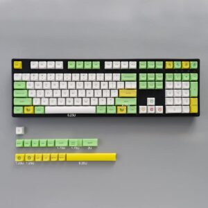 Gliging 124 Keys Keycaps XDA Profile Dye-Sub Personalized Theme Gaming Keycap for Cherry Mx Switch Mechanical Keyboard