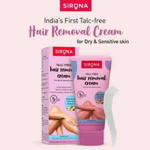 Sirona Hair Removal Cream, Sensitive Skin for Women - 1.76 Fl Oz | with Aloe Vera, Vitamin E & Shea Butter | Ideal for Bikini Line,Underarm, Legs