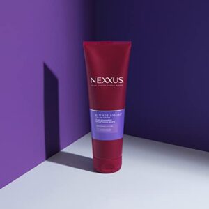 Nexxus Blonde Assure Purple Shampoo & Conditioner Color Assure 2 Pack Blonde, Bleached & Silver Hair Color Shampoo & Conditioner with Keratin Protein & Violet Pigment 8.5 fl oz