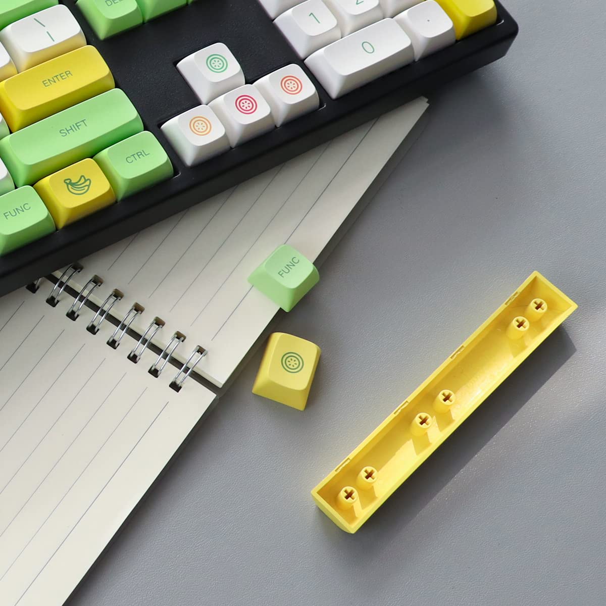 Gliging 124 Keys Keycaps XDA Profile Dye-Sub Personalized Theme Gaming Keycap for Cherry Mx Switch Mechanical Keyboard