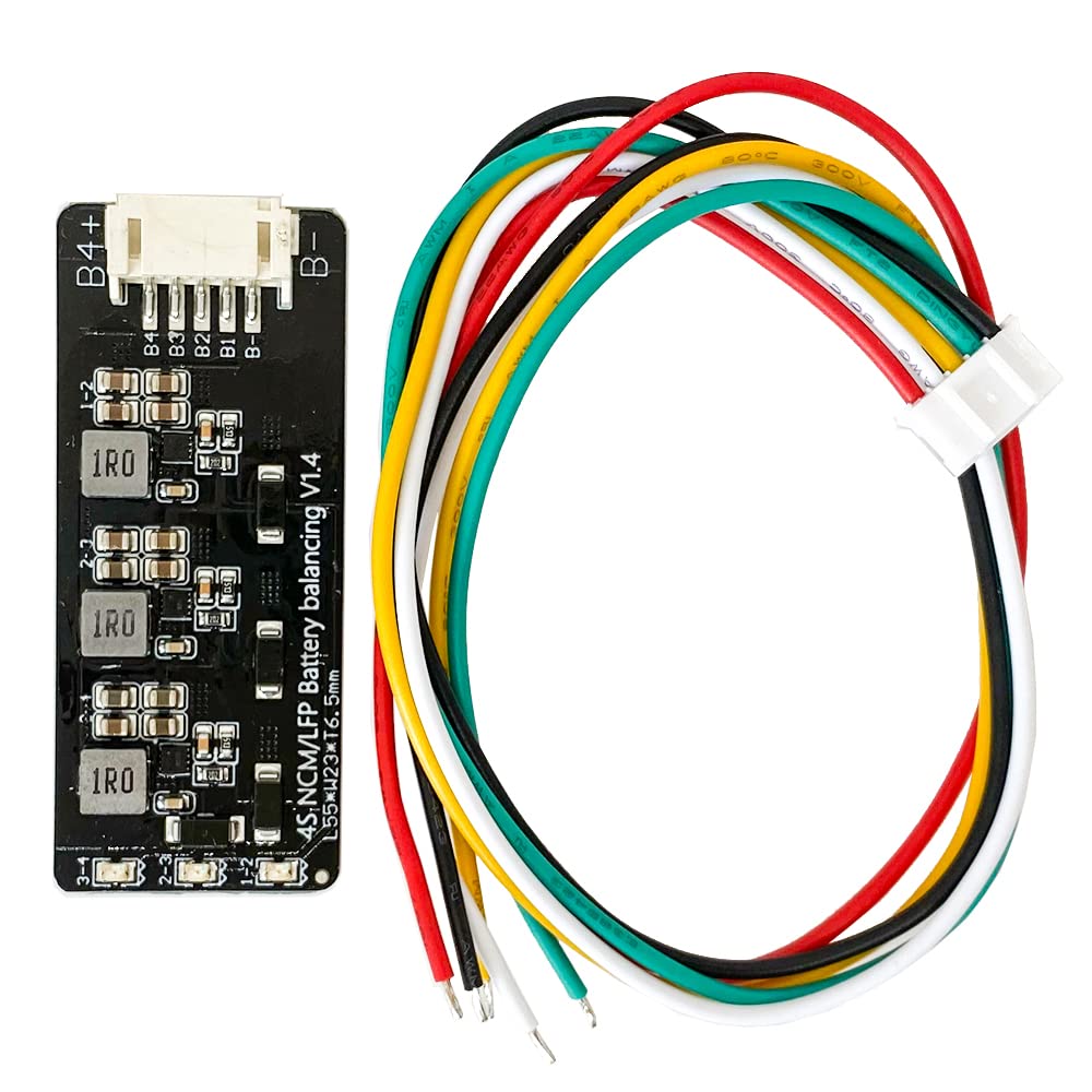 4S Li-ion Lipo Lifepo4 LFP Lithium Battery Active Equalizer Balancer BMS 1.2A Balance Energy Transfer Board Inductance Balancing Protection PCB