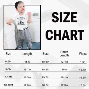 OPAWO Newborn Baby Boy Clothes 3pcs Cute Coming Home Outfit for Baby Boy Gift Infant Summer Bodysuit Romper Pants 0-3 Months