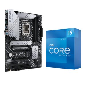 inland micro center intel core i5-12600k 12th gen 10-core 3.7 ghz lga 1700 125w intel uhd graphics 770 desktop processor with prime z690-p d4 lga 1700 intel 12th gen atx motherboard